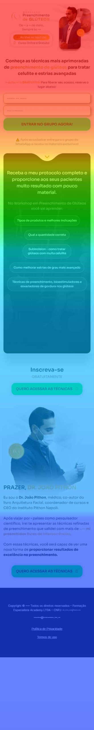 Relatório - João Pithon - André Vivas | Landing Pages
