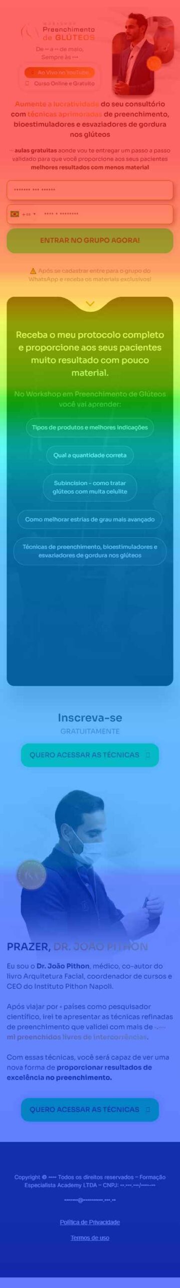 Relatório - João Pithon - André Vivas | Landing Pages